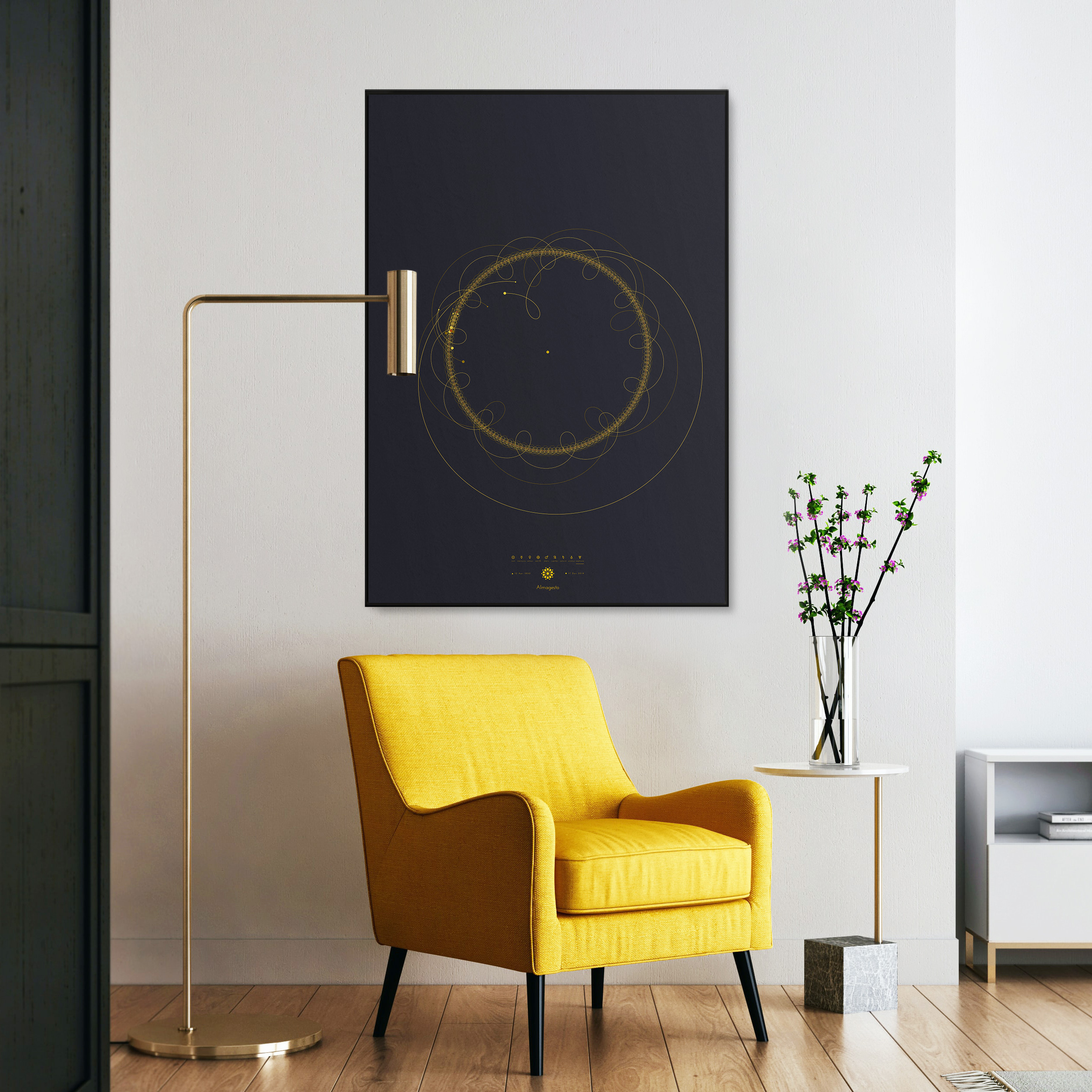 Personalized Astronomical Map Posters